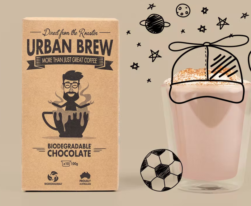 Urban brew biodegrabable chocolate pods- 11 pack | On Island Time
